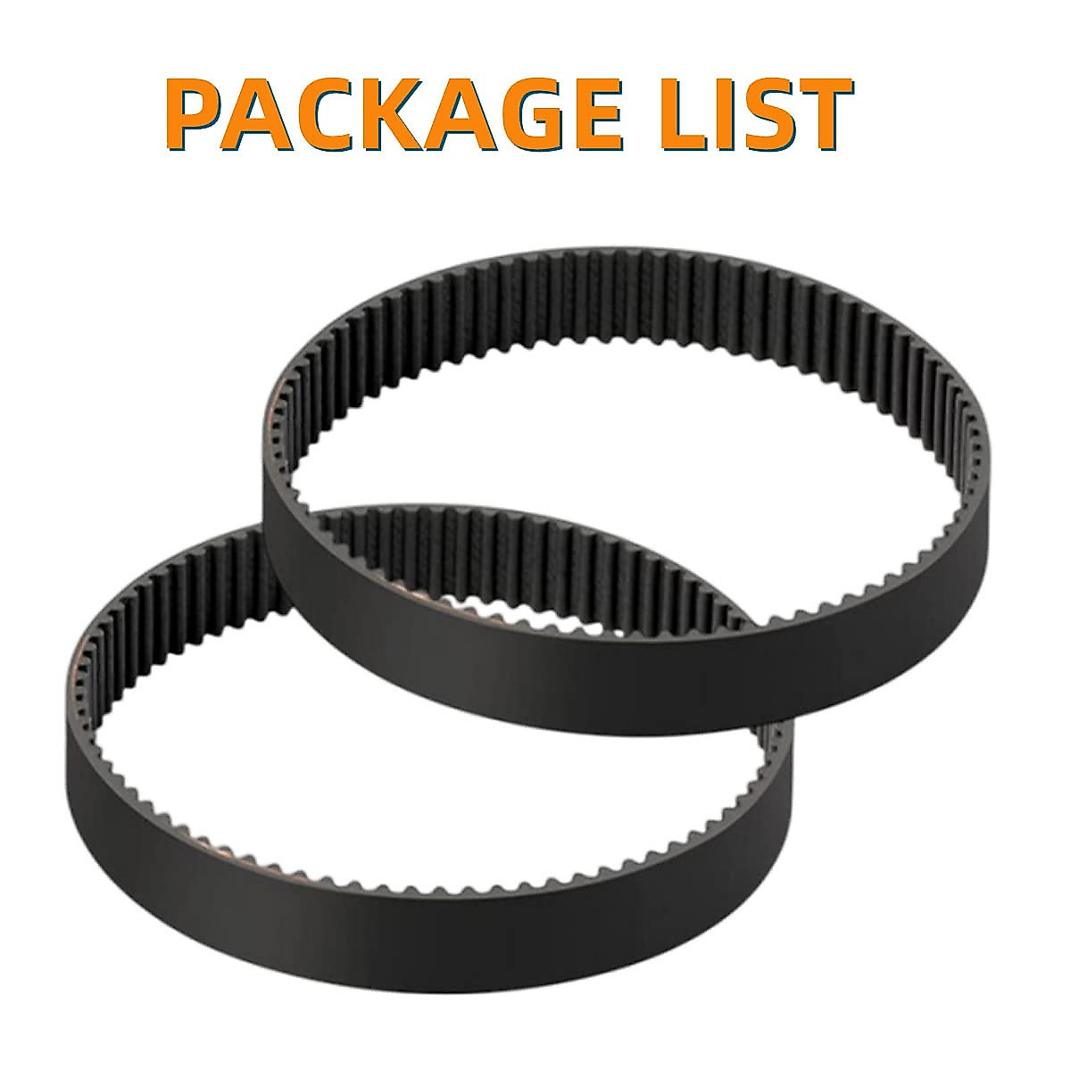 JEDELEOS Replacement Belts for Dyson DC17 Animal Vacuum Cleaner, Replace Parts 11710-01-02 and 911710-01 (Pack of 2)