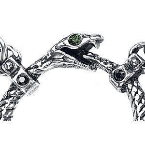 Alchemy of England Sophia Serpent Necklace Silver