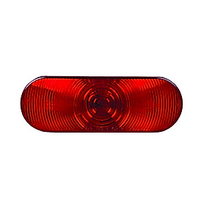 Optronics ST70RS 6" Oval Stop/Turn/Tail Light, Red
