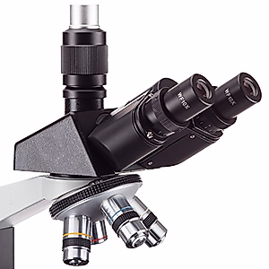 AmScope T490B Compound Trinocular Microscope, 40X-2000X Magnification, Halogen Light, Abbe Condenser, 2-Layer Mechanical Stage, High-Resolution Optics, Awarded No. 6 Among The Top 10 Microscopes 2016