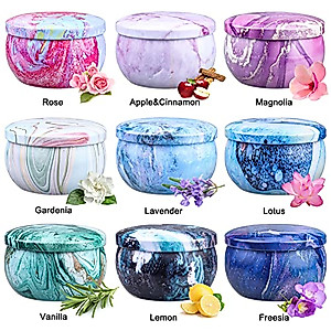 9 Pack Scented Candles Gifts for Women, 2.5oz Aromatherapy Candles for Home Scented, 180 Hour Long Lasting Soy Wax Candle Sets for Women Gift,Small Candles for Gifts Bath Yoga Spa Birthday Gifts
