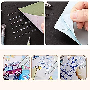 6pcs Ball Point Adhesive Glue Pen with 6PCS Extra Glue Refills, Kids-Friendly Precise Apply and Easy Control, Quick Dry Glue Pen for Crafting, Scrapbooking, Card Making, Kids School Craft Supplies.