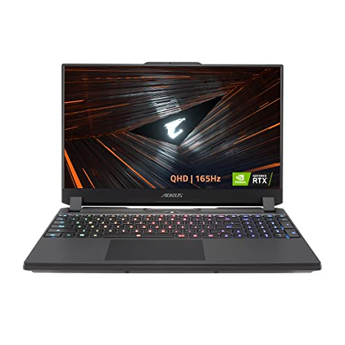 GIGABYTE AORUS 15 XE4 15.6" QHD 165Hz Gaming Notebook Computer, Intel Core i7-12700H 2.3GHz, 16GB RAM, 1TB SSD, NVIDIA GeForce RTX 3070 Ti 8GB, Windows 11 Home, Black