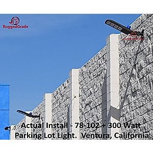 Wall Bracket for Slip Fit Lights (Wall Mount Bracket to Slip Fit Mount (2 3/8inch) Wall Mount Bracket for Pole Lights– Straight Arm Style