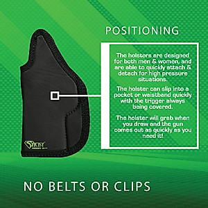 Sticky Holsters Concealment Holster for Men and Women - OR-11 - Fits Glock 41, 34, 35; Springfield XD-M 5.25 and Similar with Optic Setups - Ambidextrous - IWB/Pocket Carry