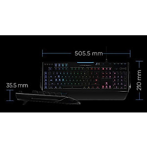 NCRD Mechanical Gaming Keyboard, Rainbow Backlit Wired USB Keyboard, Programmable Macro Functionality，Backlit Mechanical Keyboard，Keyboard Colorful Cool Mechanical Gaming Keyboard for PC Game