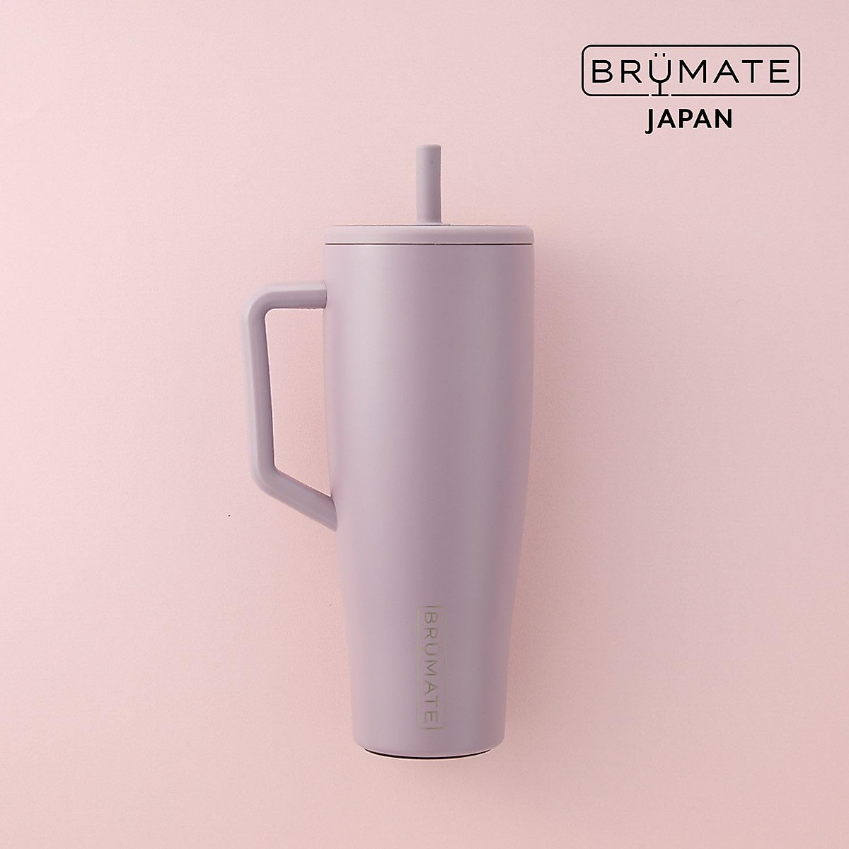 Blumate Ella Lilac Dusk 40 oz (1180 ml) Vacuum Straw Tumbler with Locking Lid That Won't Leak Even When Upside Down, Ice Will Remain Even After 24 Hours! Incredibly Cold Retention, Brumate Era Lilac