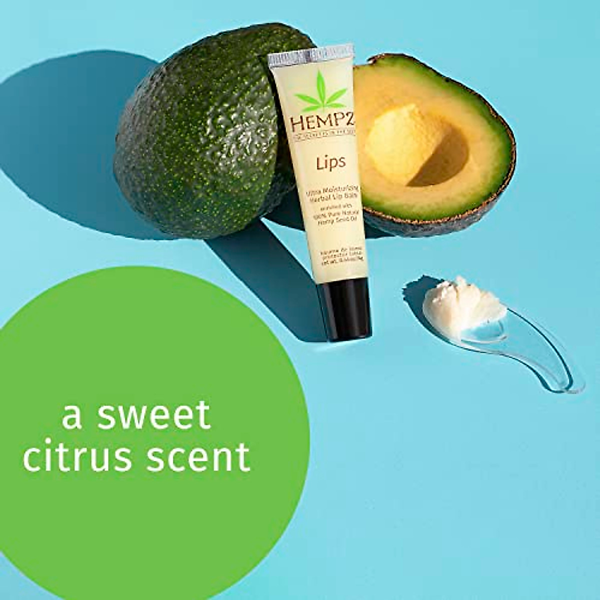 HEMPZ Herbal Ultra Moisturizing Lip Balm - Lip Treatment for Dry Cracked Lips, Provides Hydration and Nourishment for Men and Women - Premium, 100% Pure Natural Hemp Seed Oil - .44 oz