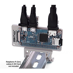 DIN Rail Mount for Raspberry Pi Zero (3 Pack)