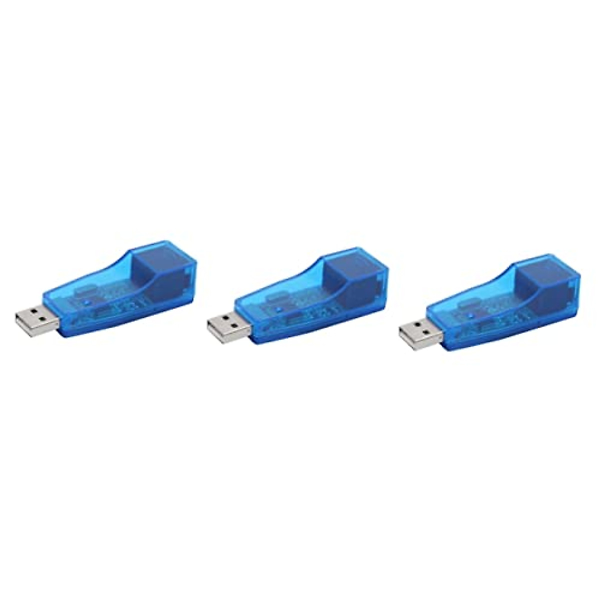 SOLUSTRE 3pcs universal adapter USB adaptor 10/100 ethernet USB lan USB ethernet adapter USB adpter chip computer