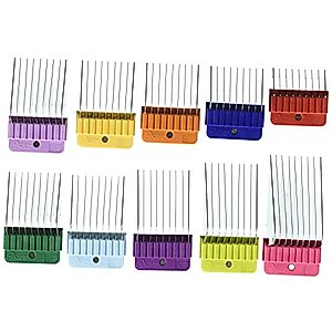 Oster 10-Piece Stainless Steel Pet Clipper Guide Comb Kit (078936-100-000)