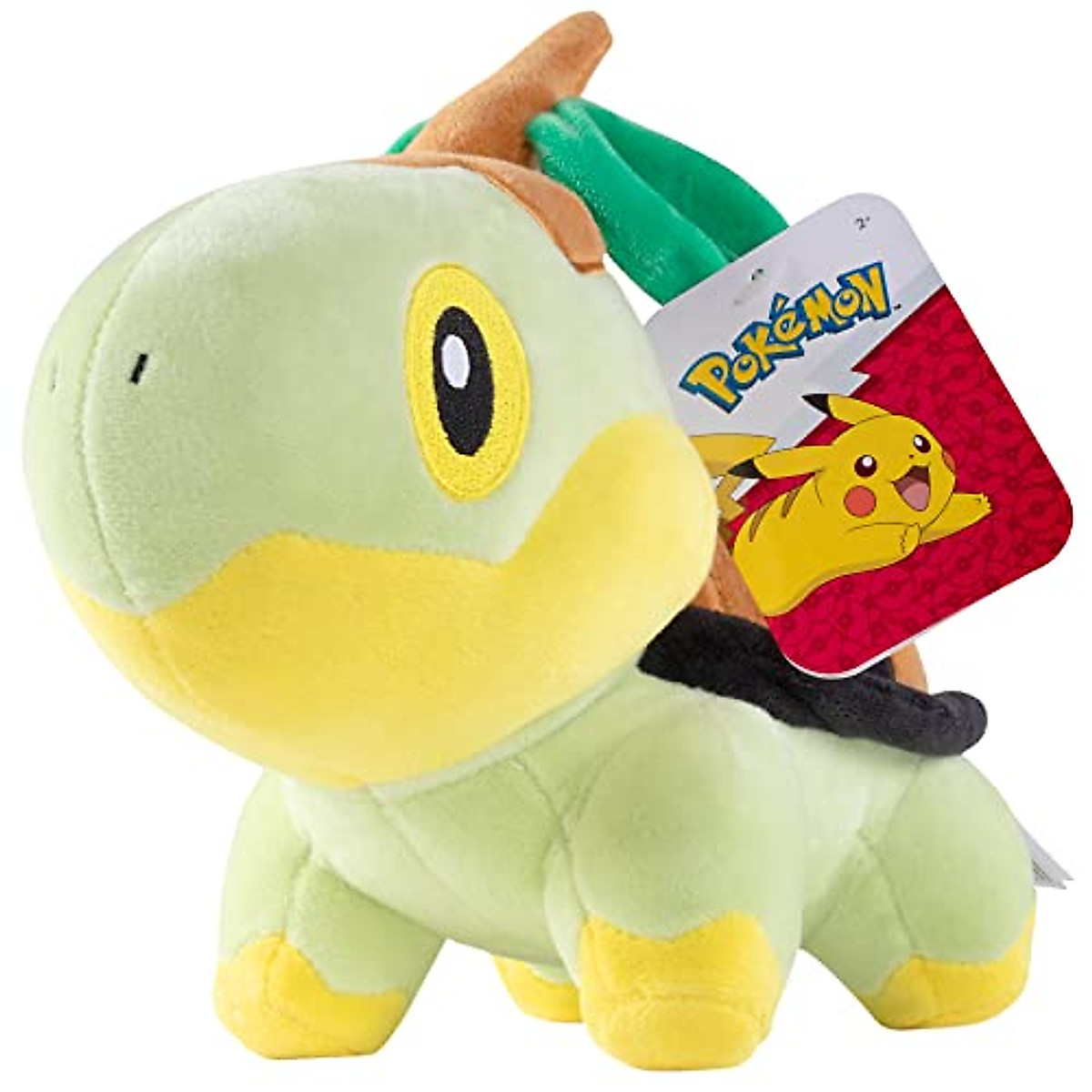 Pokémon 8" Turtwig Plush - Officially Licensed - Diamond and Pearl Starter Figure - Authentic Soft Stuffed Animal Toy - Valentine's Day & Easter Basket Stuffer Gift for Kids, Boys, Girls - 2+