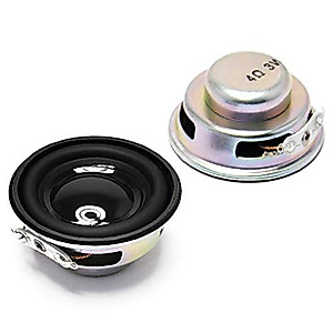 Gikfun 4Ohm 40mm Diameter 3W Full Range Audio Speaker Stereo Woofer Loudspeaker for Arduino (Pack of 2pcs) EK1794