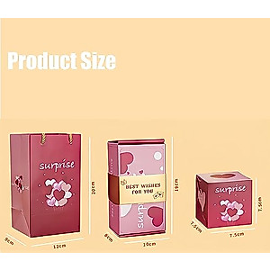 Beepow Surprise Box Gift Box,Creating the Most Surprising Gift,Surprise Box Gift Box,Surprise Gift Box Explosion,Surprise Birthday Box,Gift Box Explosion for Money