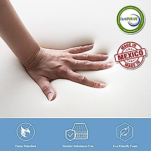 Natsukage 10 Inch Twin Mattress Hybrid Mattress Cooling Gel Infused Memory Foam and Pocket Innerspring Mattress Bed in a Box CertiPUR-US Certified