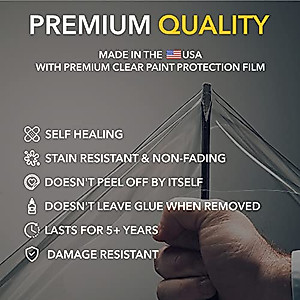 TWRAPS Hood Clear Protection Film (PPF) for Tesla Model S (2016+ Including Plaid) 8mil 11"