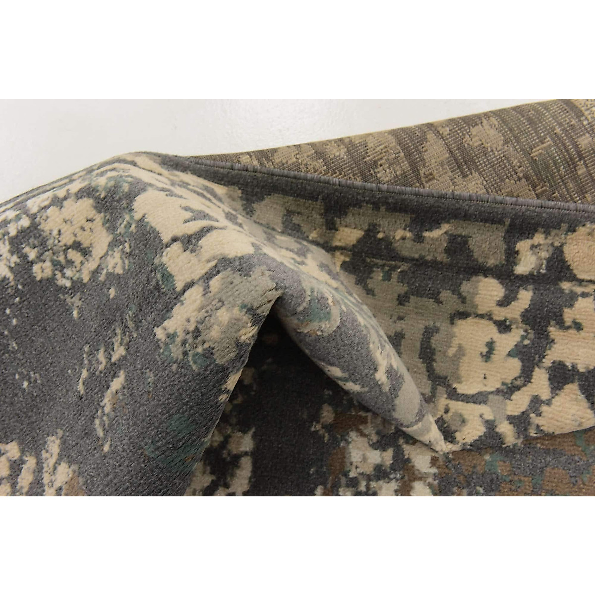 Unique Loom Tuareg Collection Vintage Distressed Traditional Area Rug (9' 0 x 12' 0 Rectangular, Gray/ Beige)