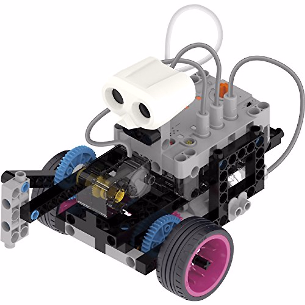 Thames & Kosmos Robotics Workshop Model Building & Science Experiment Kit | Build & Program 10 Robots with Ultrasonic Sensors | Program & Control with App for iOS & Android