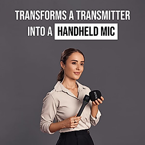 RØDE Interview GO Handheld Adaptor for The Wireless Range, Including Wireless PRO, Wireless GO II, and Wireless ME