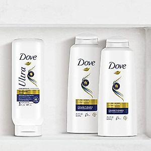 Dove Ultra Intensive Repair Concentrate Conditioner for Damaged Hair Fast Detangle Technology Repairs and Protects in 30 Seconds with 2X More Washes 20 oz