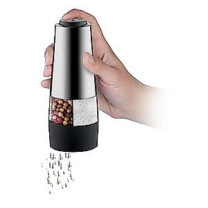 Tescoma Electric Pepper/Salt Mill, 2 in 1 President, Assorted, 9.1 x 9.1 x 21 cm