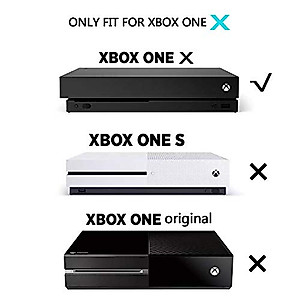 Monzlteck WX-X Wall Mount for Xbox ONE X, Steel Mount Wall Holder Bracket for Xbox 1X,Near or Behind TV