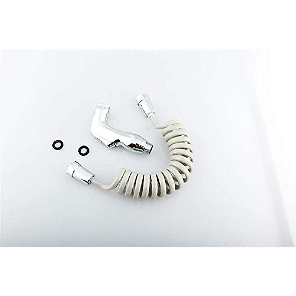 JIYTG Stainless Steel Portable Bidet Toilet Taps Kit Bidet Telescopic Tube 2 m PU Explosion Proof Connection Toilet Spray Gun