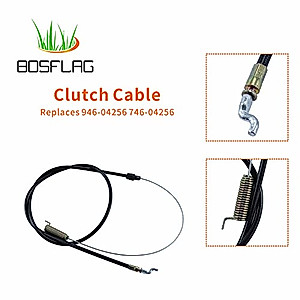 BOSFLAG 2 Pack 746-04256 Drive Cable Replacs MTD 746-04256 Drive Cable, 746 04256, 74604256, MTD 946-04256 Drive Cable, Craftsman 946-04256, MTD 946 04256 for Troy Bilt Storm CS 5.5HP 24" Snowblowers