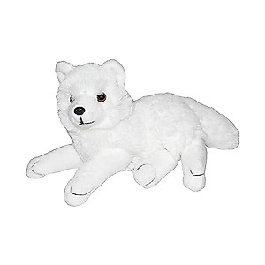 Wild Republic Arctic Fox Plush, Stuffed Animal, Plush Toy, Gifts for Kids, Cuddlekins 8 Inches, Multi