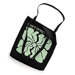 Don't Overthink It Danish Flowers Groovy Retro Tote Bag