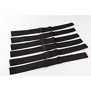 PIESOYRI 6PCS Adjustable Elastic Bands for Wigs, Adjustable Wig Straps for Making Wig Glueless, Adjustable Wig Bands for Keeping Wigs in Place (Size: 1 * 14inches)