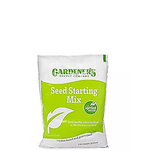 Gardeners Supply Company SuperRoot Booster Seed Starter Mix | Promotes Strong Roots & Boost Plant Growth | High Nutrients Plant Food for Seed Starting Trays and Planters - 9 Quarts
