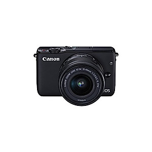 Canon EOS M10 Mirrorless Camera Kit with EF-M 15-45mm Image Stabilization STM Lens Kit