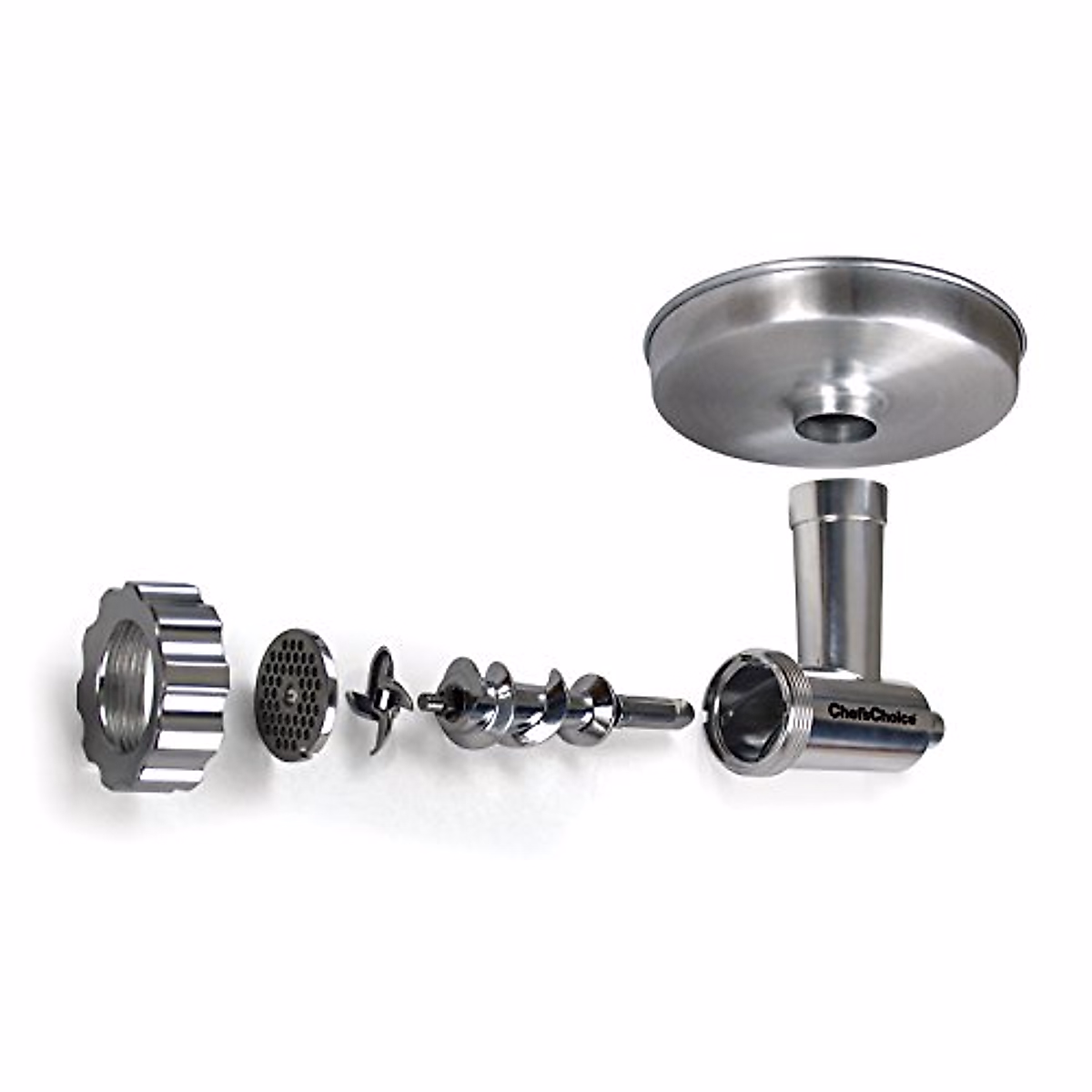 Chef'sChoice Food Grinder Attachment, One Size, Cast Metal