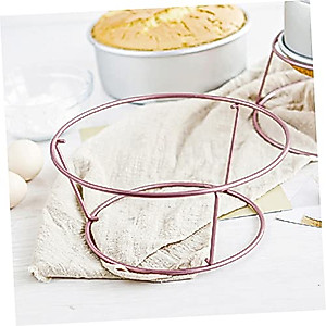 4 Pcs bread cooling rack round crackers baking trays for oven non stick cookware bakery cooling rack Cooling Racks for Baking oven grill rack Stainless Steel Cooling Bracket cooler Abaodam