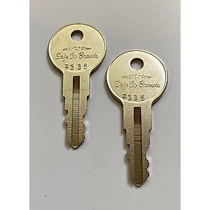 SafeCo Brands 2-Replacement Thermostat Cover Keys for Classic, Guard, Duo F336 and Others 2-Keys