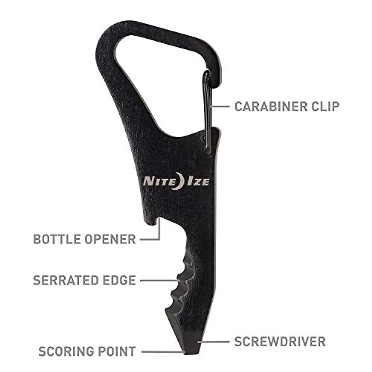 Nite Ize DoohicKey ClipKey Key Tool - Black