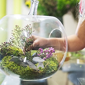 Yardwe 5pcs Mini Pagoda Statue Miniature Garden Lantern Figurines Sandstone Decorations Asian Pagoda Lantern Sculpture for Japanese Zen Garden Fairy Landscape Dollhouse Decor