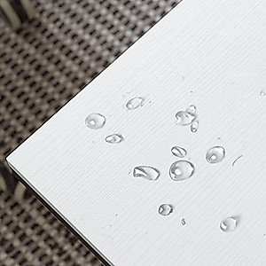 CubiCubi Computer Desk with 2 Storage Drawers, Home Office Writing Desk, Study Table for Small Space, (White, Monitor Stand)