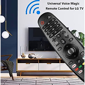 Universal Remote Control for LG Smart TV Magic, AKB75855501 Remote Replacement AN-MR20GA AN-MR600G AN-MR650G ANMR650A ANMR600 AN-MR650B AN-MR19BA AN-MR18BA etc.
