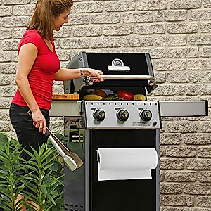 Magnetic Paper Towel Holder - KEGII Strong Magnetic Paper Towel Roll Holder for Refrigerators RVs Grills Toolbox Stainless Steel Silver