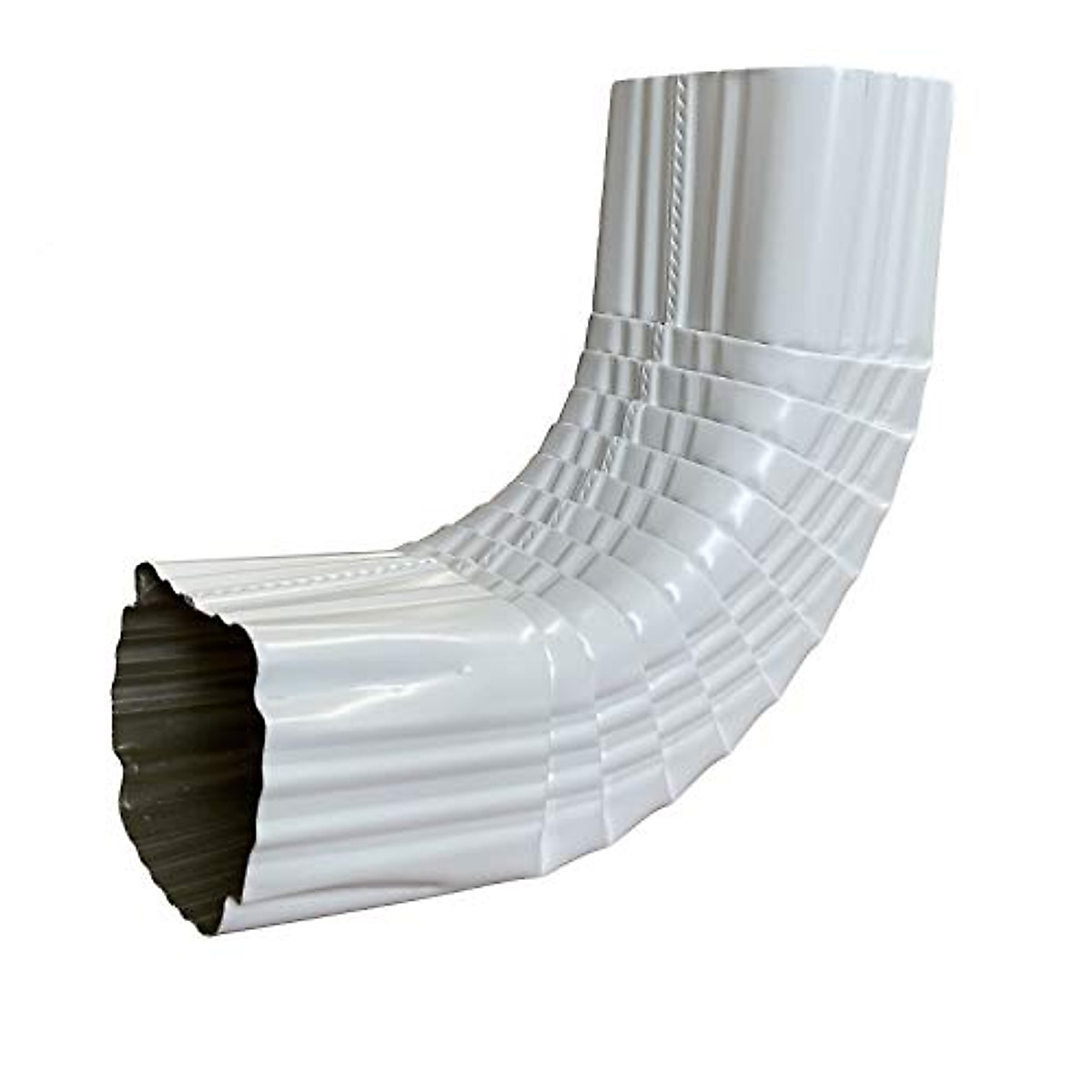 Aluminum Downspout Gutter Elbow | 2"x3" Style A | 90 Degree | Made in Iowa U.S.A. (Dark Bronze)