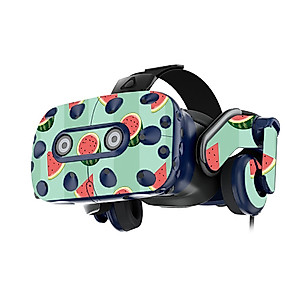 MightySkins Skin Compatible with HTC Vive Pro VR Headset - Watermelon Patch | Protective, Durable, and Unique Vinyl Decal wrap Cover | Easy to Apply, Remove, and Change Styles | Made in The USA