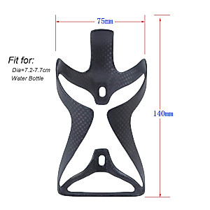 ThinkTop Ultra-Light Full Carbon Fiber Mountain Bike Drink Water Bottle Cage Holder for Road Bike MTB Bicycle
