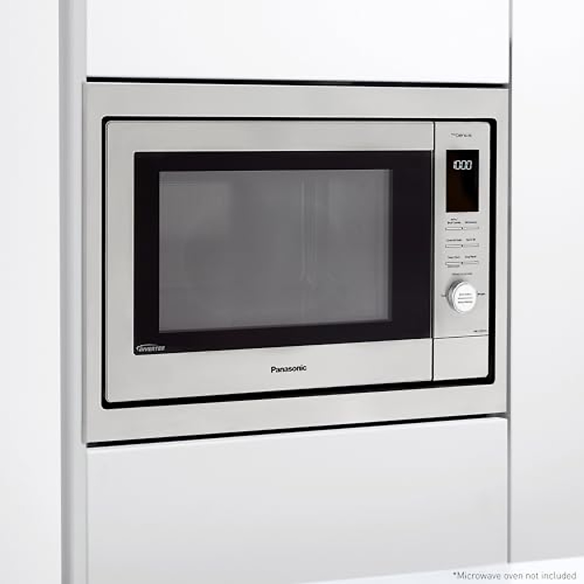Panasonic 24-inch Microwave Trim Kit, Stainless Steel, for use with 1.2 cu ft NN-CD87KS Panasonic Microwave Oven – NN-TK81KCS