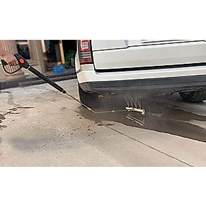 M MINGLE Pressure Washer Undercarriage Cleaner, Under Car Wash, with 45 Degree Angled Wand