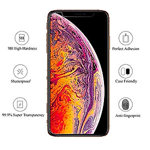 Ailun Screen Protector for iPhone 11 Pro Max/iPhone Xs Max 3 Pack 6.5 Inch 2019/2018 Release Case Friendly Tempered Glass