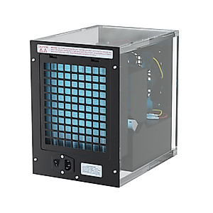 Prolux New Comfort 6 Stage UV, Ozone Generator Air Purifier Cleaner HEPA, Covers 3000 Feet, Acrylic, Home or Commercial Use, Adjustable, Powerful Fan, Portable