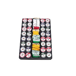 Polar Whale Coffee Pod and Tea Bag Storage Organizer Tray Drawer Insert for Kitchen Home Office 12.6 x 17.9 Inches Holds 32 Compatible with Keurig K-Cup