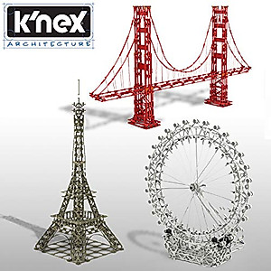K'NEX Architecture: Golden Gate Bridge - Build IT Big - Collectible Building Set for Adults & Kids 9+ - New - 1,536 Pieces - Over 3 Feet Long - (Amazon Exclusive)